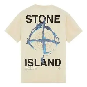 Stone Island Marble Three T-shirt 'lemon