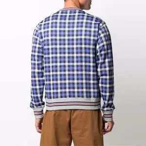 CONVERSE X Todd Snyder Plaid Pattern Long Sleeve Sweatshirt