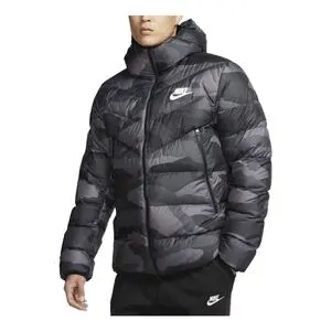 Nike Down-fill Windrunner Jacket - Dark Grey/black