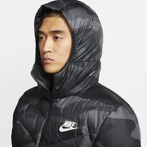 Nike Down-fill Windrunner Jacket - Dark Grey/black