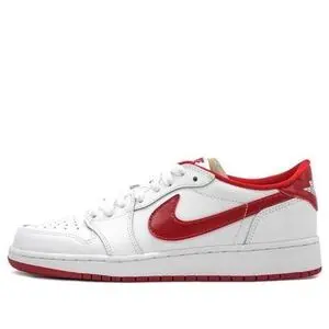 JORDAN 1 Retro Low "varsity Red" Sneakers - White