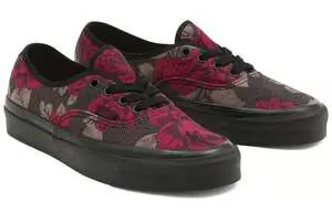 VANS Factory Authentic 44 Dx Floral Low Top Sneakers - Black/red