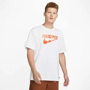 Nike X Concepts T-shirt 'white Orange - White/orange