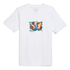 Adidas Mettz World Peeps Short Sleeve Tee 'chalky Brown Multicolor - Default Colorway