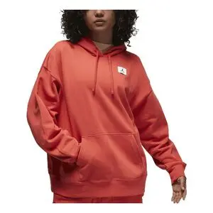 JORDAN Air Flight Fleece Pullover Hoodie - Red