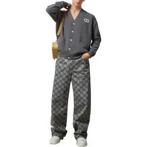 Gucci Knit Wool Cardigan With Interlocking G