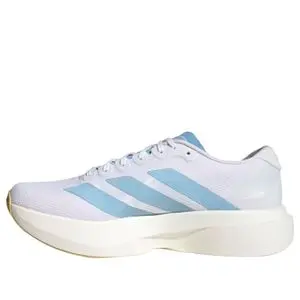Adidas Adidas Adizero Evo SL Woven Athletic Sneakers Cloud White/clear Blue/matte Gold