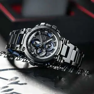 Casio G-shock Mt-g "black" Watch With Bluetooth And Solar Energy