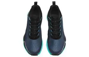 ANTA Athletic Lace-up Sneakers - Blue/black/teal