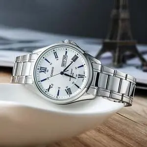 Casio Stainless Steel Analog Watch - Silver