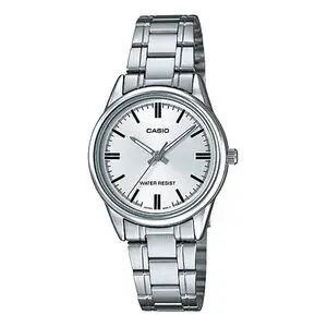Casio Stainless Steel Quartz Analog Watch - Silver