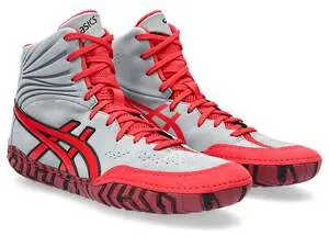 Asics Aggressor 5 Athletic Footwear - White/red