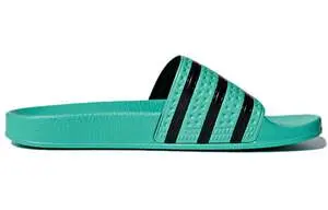 Adidas Adilette Slide - Green/black