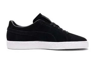 PUMA Suede Ripped Denim Low Top Sneakers