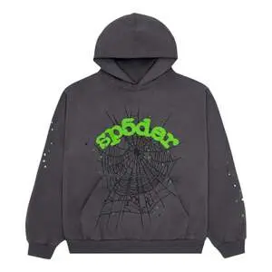 SP5DER Wait Web Hoodie - Grey