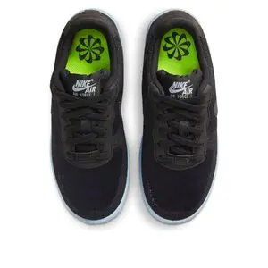 Nike Force 1 Crater Flyknit Sneakers - Black/blue