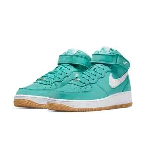 Nike Force 1 Mid Sneakers - Washed Teal