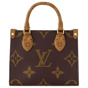LOUIS VUITTON Onthego Bb Monogram Reverse Canvas Handbag