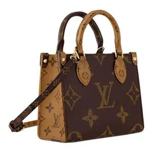LOUIS VUITTON Onthego Bb Monogram Reverse Canvas Handbag