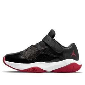 JORDAN Air 11 Cmft Low "black/white/red - Black/red