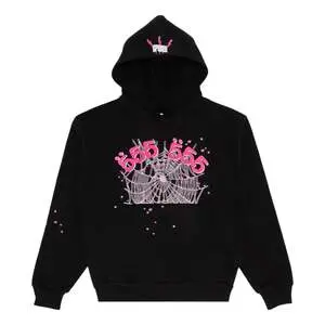 SP5DER Angel Number Hoodie - Black