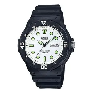 Casio Analog Quartz Watch With Day And Date Display - Black