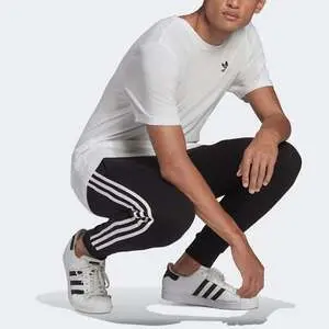 Adidas Originals Classic Side Stripe Bundle Feet Casual Running Sports Pants - Black