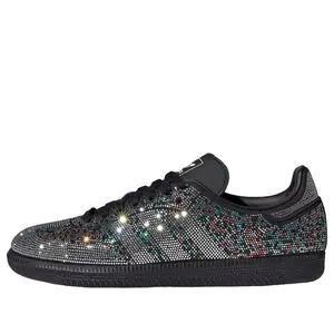 Adidas Samba Embellished Sneakers - Core Black/silver Metallic