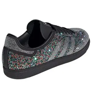 Adidas Samba Embellished Sneakers - Core Black/silver Metallic