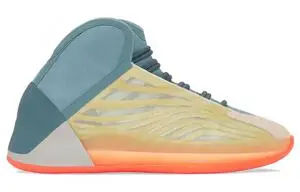 Adidas Yeezy Quantum High Top Sneakers - Orange