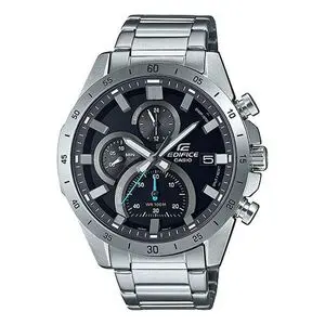 Casio Edifice Stainless Steel Chronograph Watch - Blacksilver