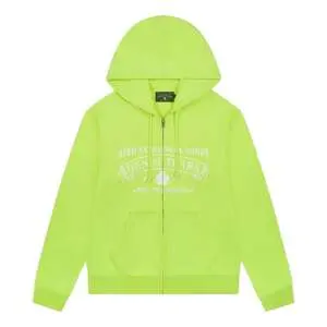 DENIM TEARS Zip Up Hoodie - Lime