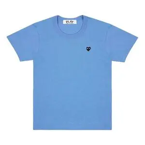 Play Comme Des Garcon Mini Heart Logo Tee - Blue