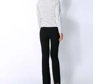 Play Comme Des Garcon Striped Long Sleeve T-shirt With Red Heart Logo