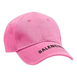 Balenciaga Logo Baseball Cap - Pink