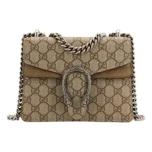 Gucci Dionysus Gg Supreme Mini Bag - Cream