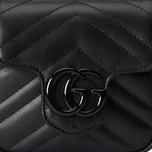 Gucci Gg Marmont Quilted Leather Belt Bag