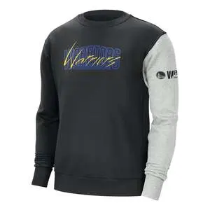 Nike X Nba Golden State Warriors Courtside Sweatshirt - Black/grey