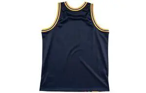 Mitchell & Ness Golden State Warriors Big Face Basketball Vest - Navy