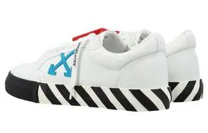 Off-White Low Vulcanized Canvas Sneaker - White/blue/black