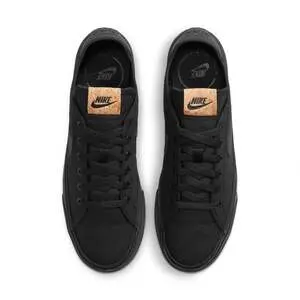 Nike Court Legacy Canvas Cork Sneakers - Black