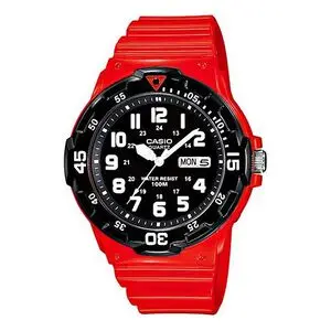 Casio CASIO Analog Sports Watch With Red Strap Red