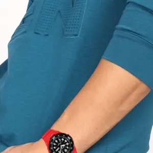 Casio Analog Sports Watch With Strap - Red