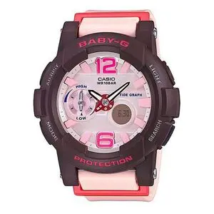 Casio Baby-g Bga-180 Analog-digital Watch - Pink