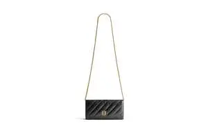 Balenciaga Crush Wallet On Chain Quilted