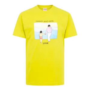 Supreme Heaven And Earth Tee Fw19 - Yellow