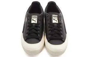 PUMA Clyde Casual Lace-up Sneakers - Black/white