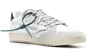 Off-White Vulcanized 5.0 Low Top Distressed Sneaker - White/black