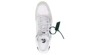 Off-White Vulcanized 5.0 Low Top Distressed Sneaker - White/black