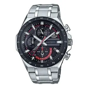 Casio Edifice Solar Powered Analog Watch - Silver